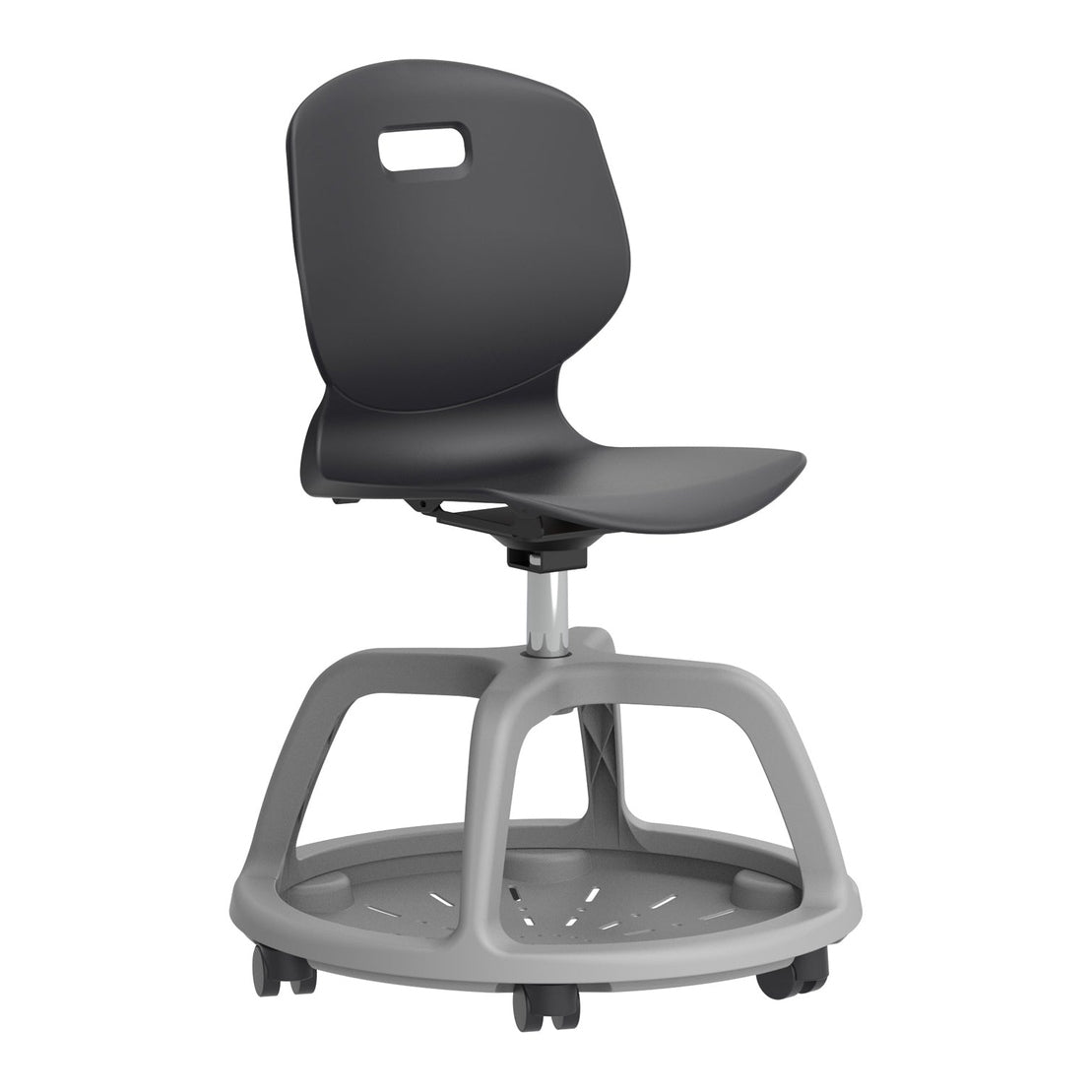 Arc Community Swivel Chair | Anthracite — enable-education