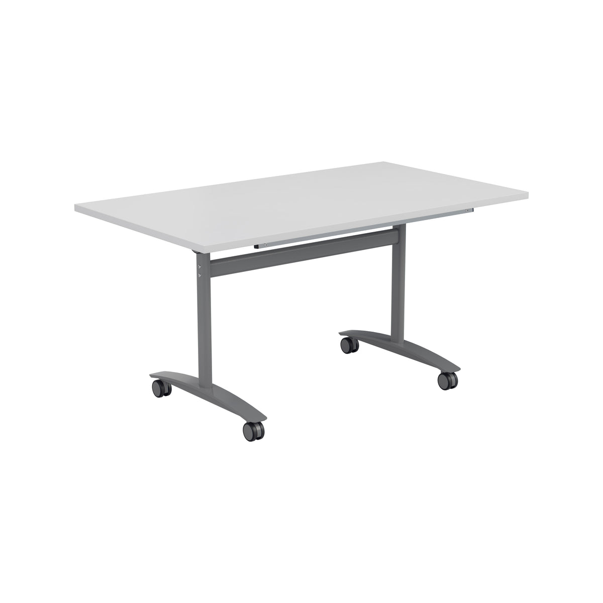One Rectangular Tilting Table (FSC) | 1600 X 700 | White/Silver ...